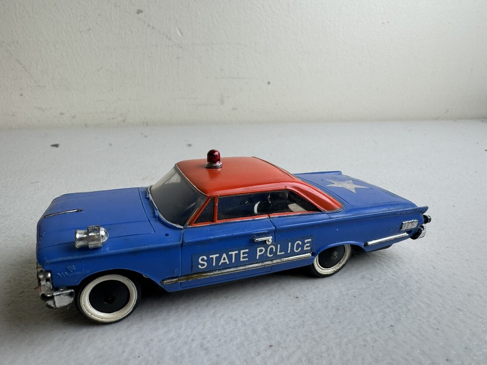 RARE IDEAL MOTORIFIC CUSTOM SLOT CAR SERIES MERCURY STATE POLICE ...