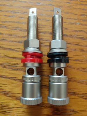Speaker Binding Posts Satin Nickel Pos/Neg Pair HD-BP1-B Audio ...