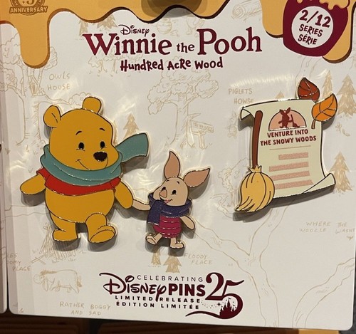 Winnie the Pooh Piglet Set Hundred Acre Wood Month February 2/12 Disney ...