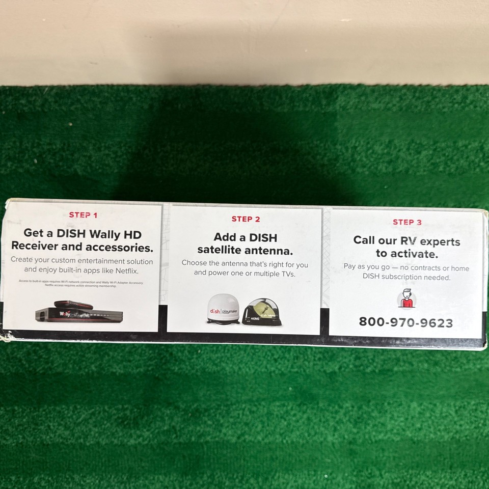 DISH Network Outdoors Wally HD Satellite Receiver Camping Tailgating ...
