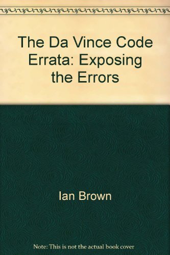 The Da Vince Code Errata: Exposing the Errors by Ian Brown Book The Fast Free | eBay