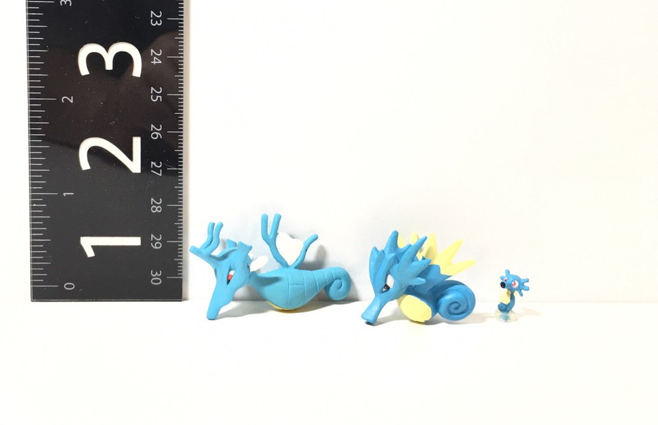 Pokemon Zukan 1/40 Horsea Seadra Kingdra Figure set | eBay