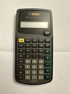 CALCULATOR,Texas Instruments TI-30Xa Scientific Calculator, TEXAS ...