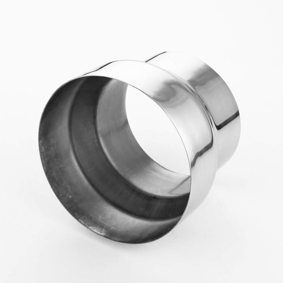6" ID to 5" OD Flue Stove Pipe Reducer 304 Stainless Steel Polished 5 ...