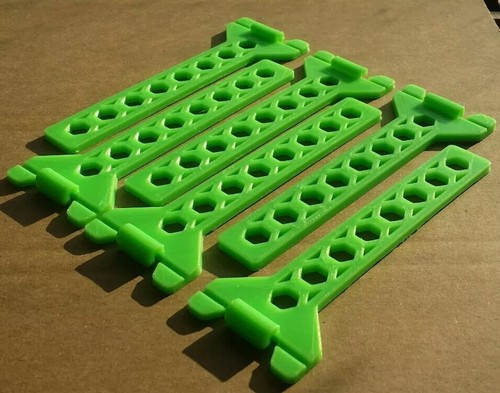 6 x Tingle brick wall building string line holder twigs use with corner ...