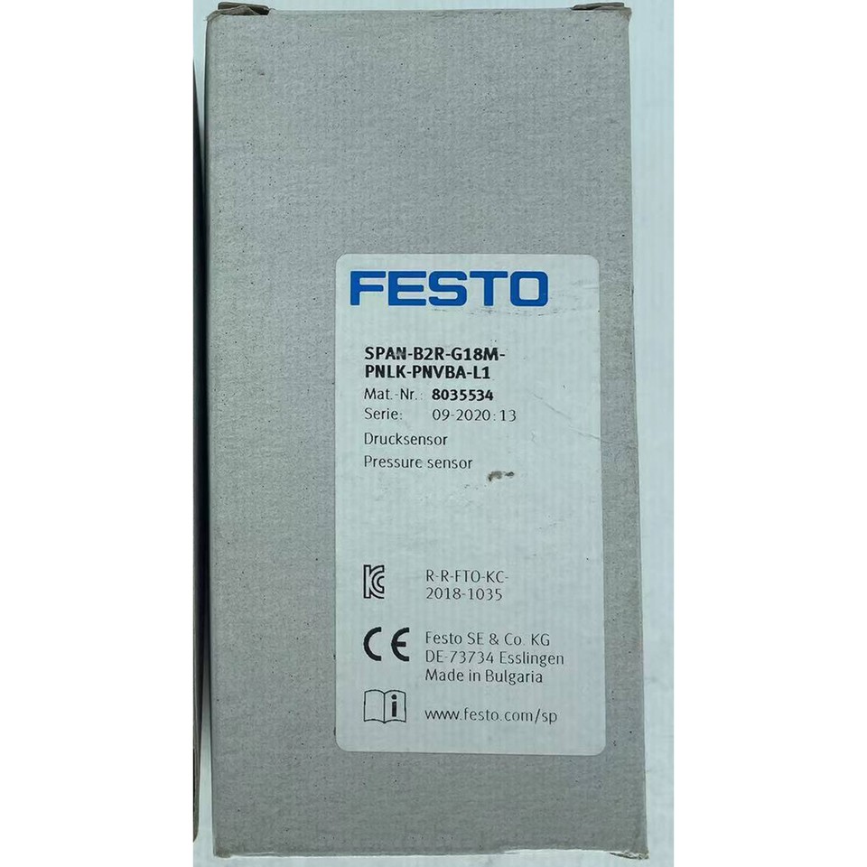 one NEW Festo SPAN-B2R-G18M-PNLK-PNVBA-L1 8035534 pressure sensor | eBay