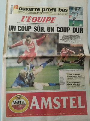 L'Equipe Journal 20/11/1996; C3; Monaco-Hambourg 3-0/ Matz-Newcastle 1 ...