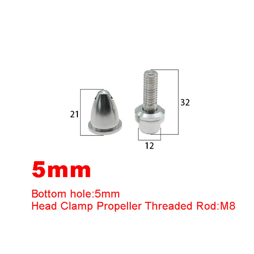 2mm bis 5mm Aluminium Bullet Propeller Adapter Holder Brushless Motor ...