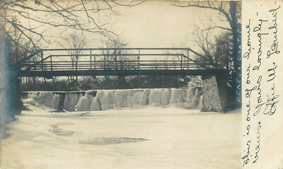 SENECA CASTLE, NEW YORK - FLINT CREEK BRIDGE - 1906 UNDIVIDED BACK ...