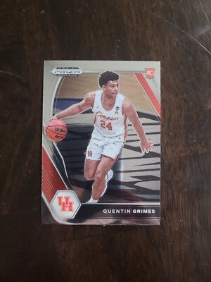 2021-22 Prizm Draft Picks Quentin Grimes RC #3 Houston/Knicks Rookie ...