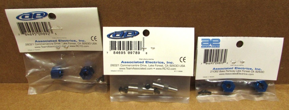 Team Associated SC10/B4 12mm Front and Rear Hex with a set of Titanium ...