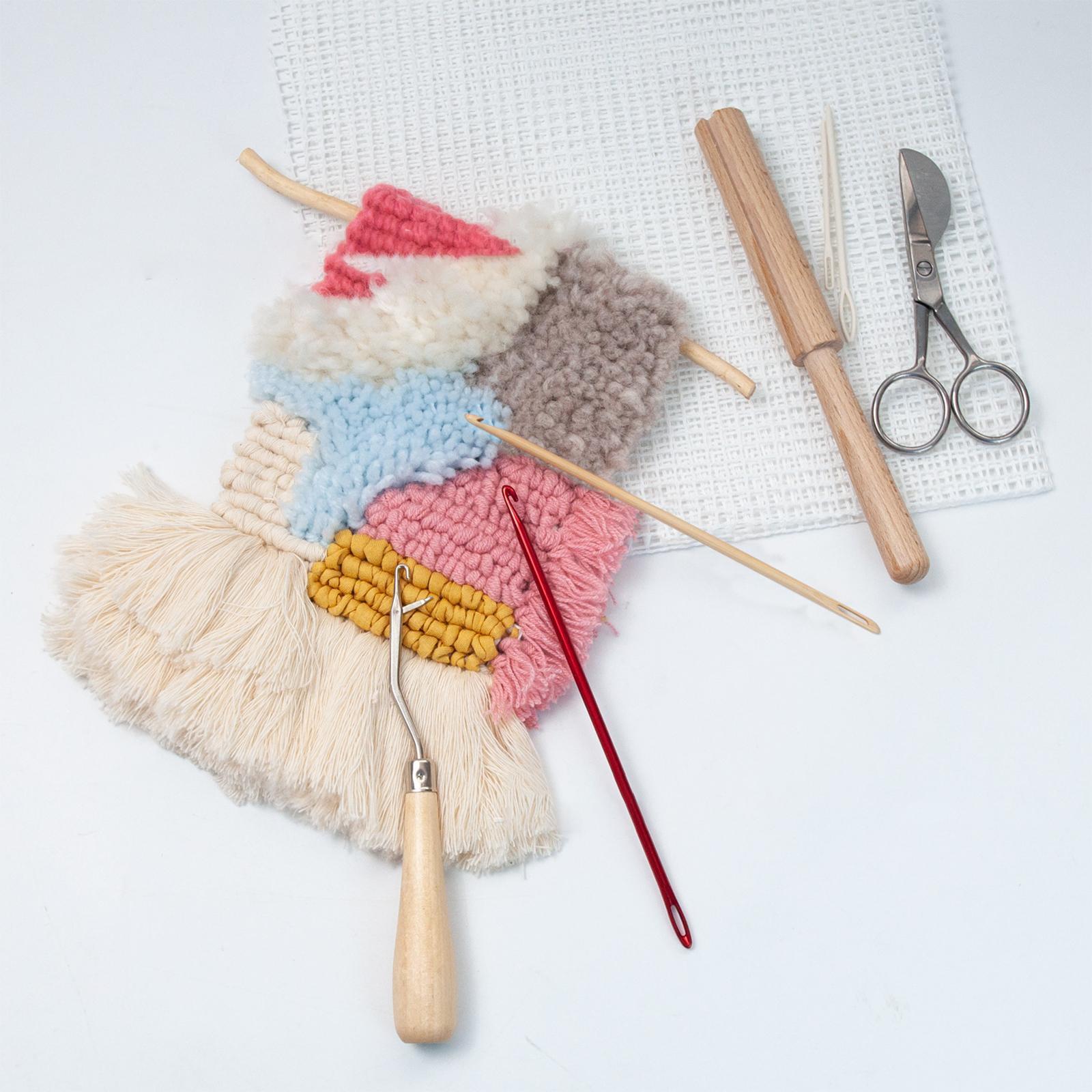 Latch Hook Rug Kit Rug Making Kit Canvas Carpet Making Kit for Festival ...