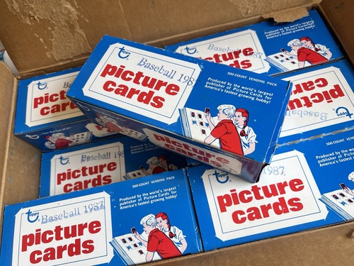 1987 Topps Baseball Unopened Vending Box (1) From A Sealed Case Bonds ...