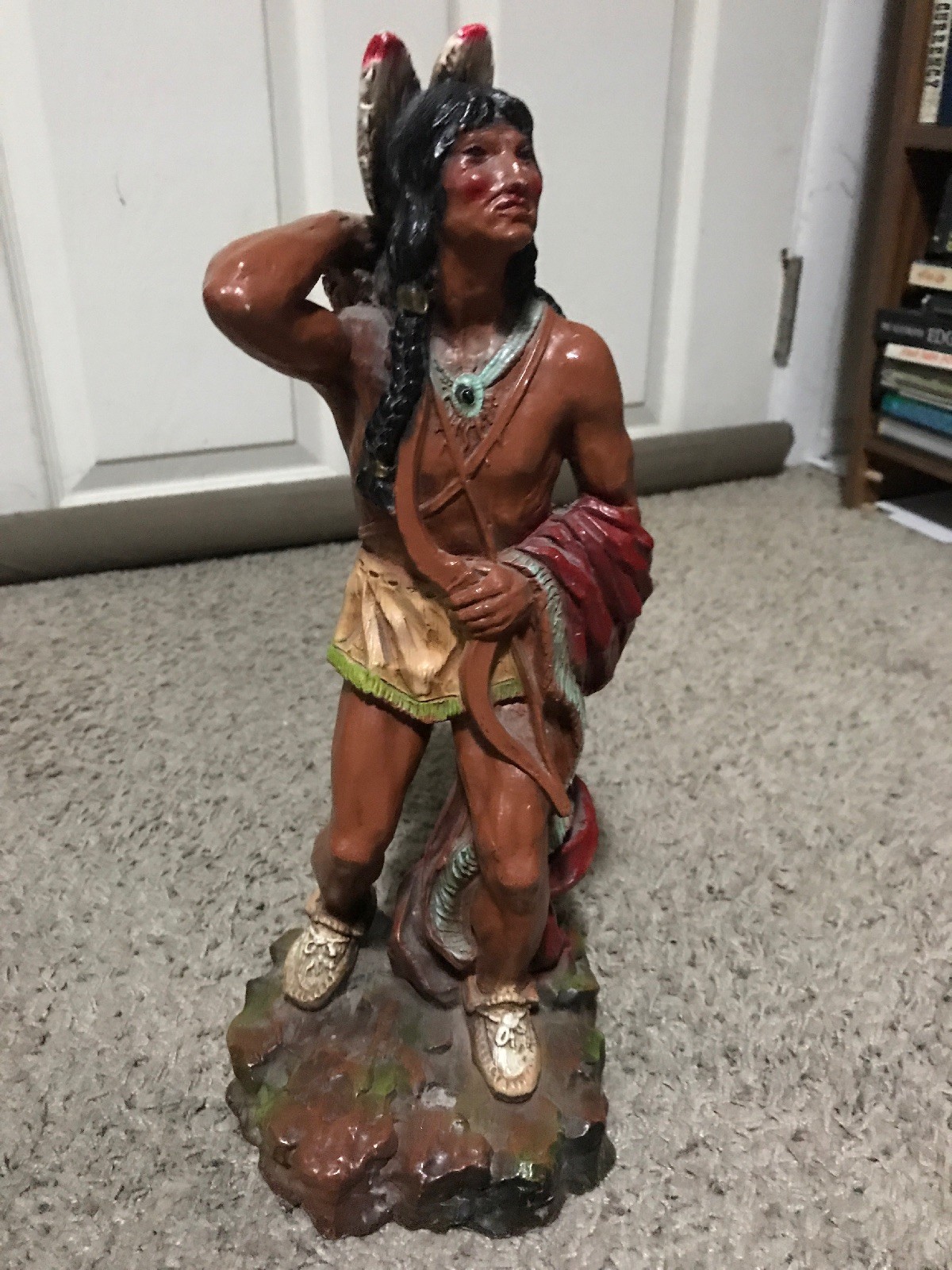 Fantastic Warrior Native American Indian Statue Universal Statuary Corp ...