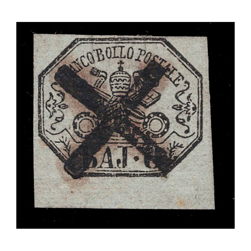 IT2795 - 1852 ASI - État Pontifical 6 BAJ Sas.7 Annulation Mute De ...