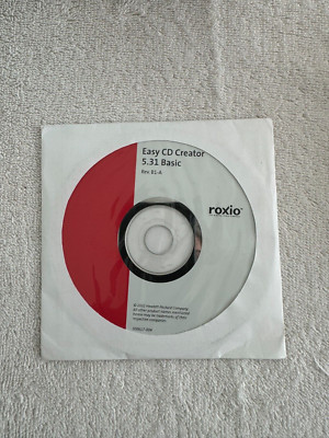 Roxio Easy CD Creator 5.31 Basic Rev B1-A - 2002 | eBay