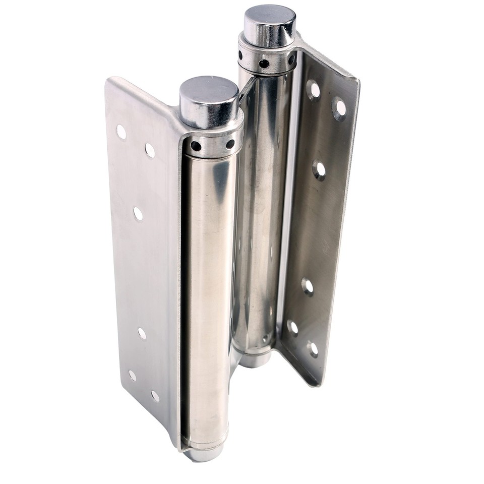 Pair of 8" Heavty Duty Double Action Spring Hinges, Self Closing Door ...