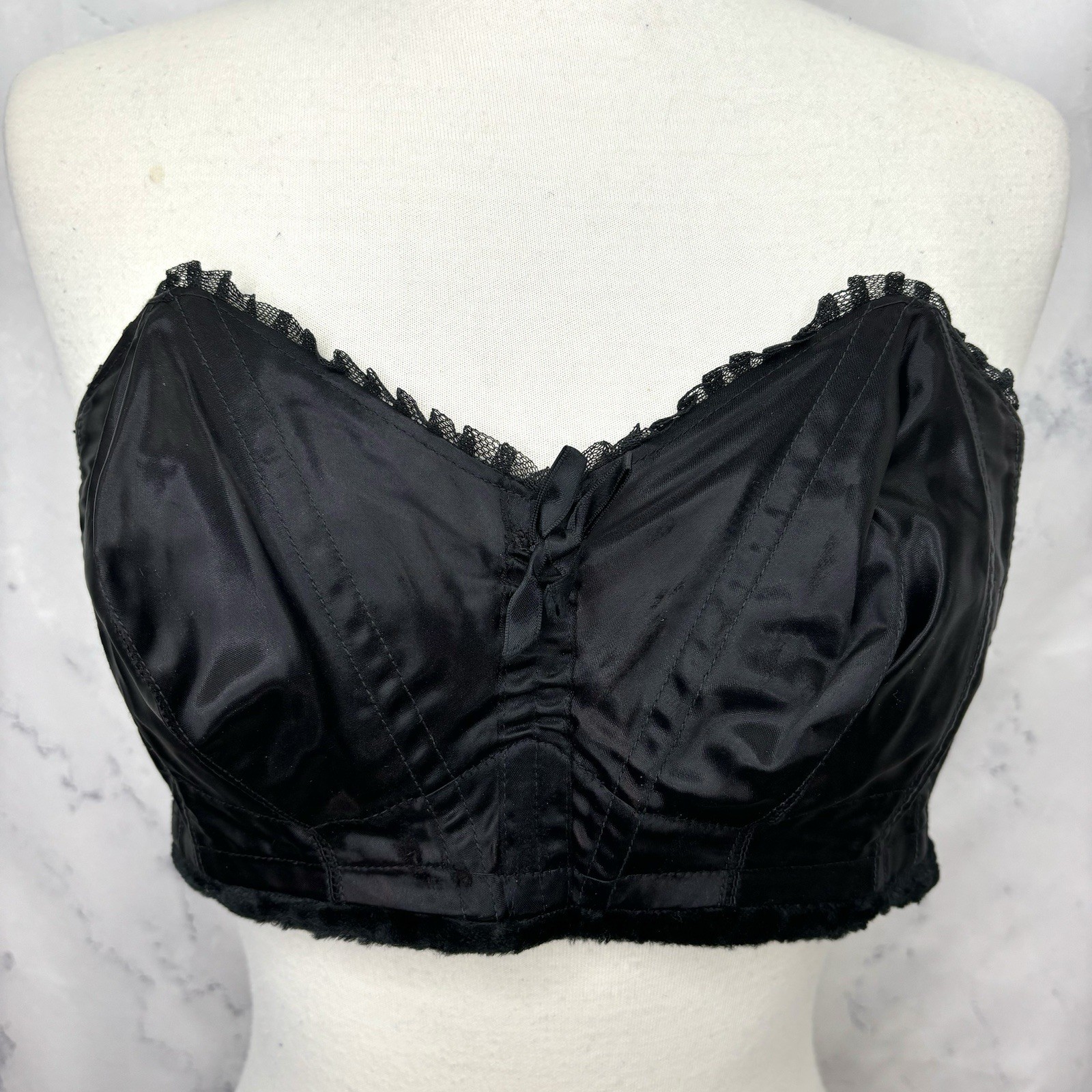 1940s Exquisite Form Bustier Bullet bra sz 34B strapl… - Gem
