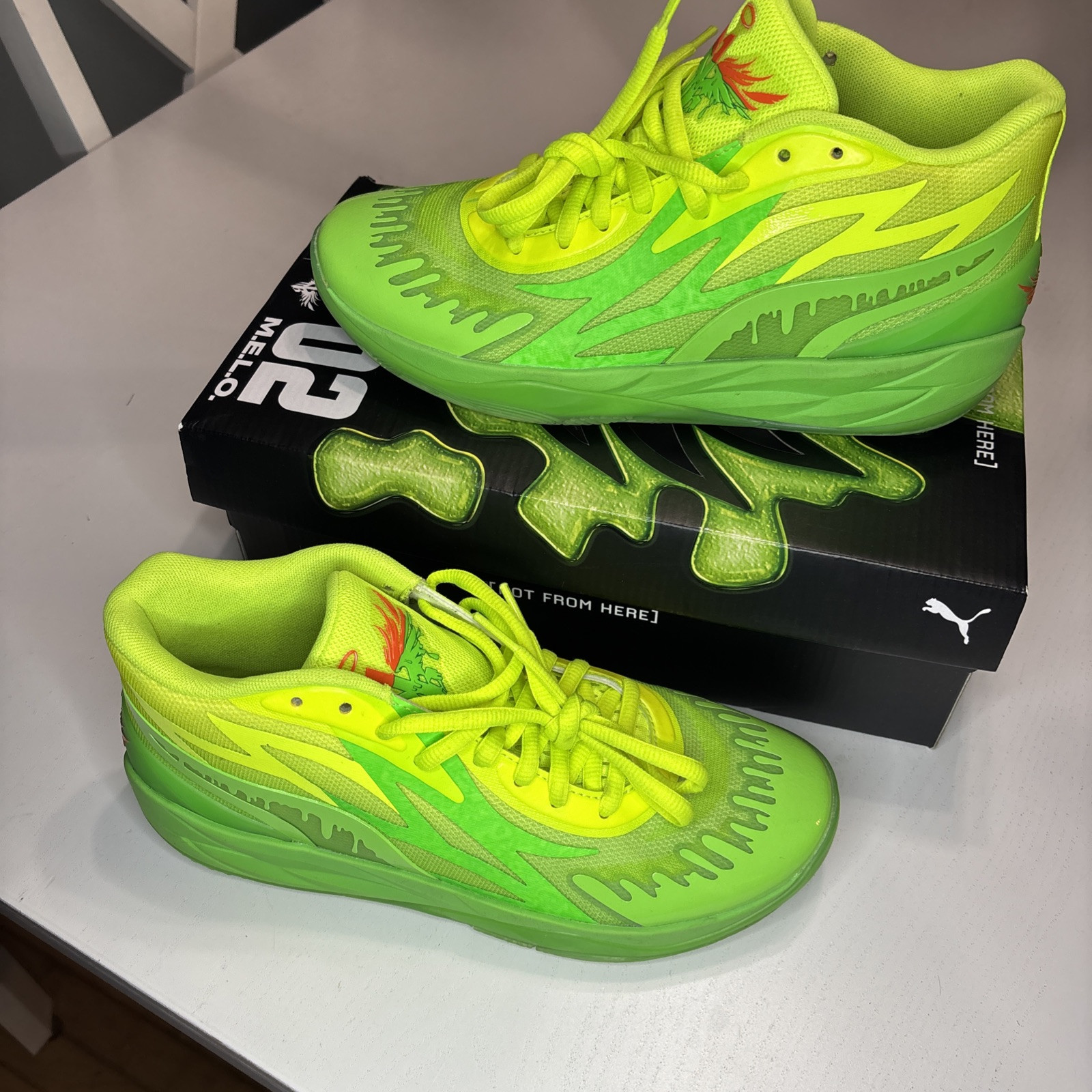Puma Lamelo Ball MB.02 Nickelodeon Slime 377584-01 Ba… - Gem