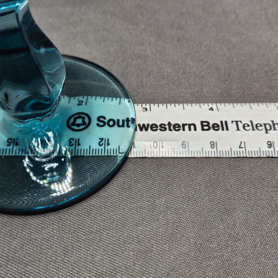 Imperial Glass-Ohio Old Williamsburg Light Blue Water Goblet 6 ½” 8 Oz ...