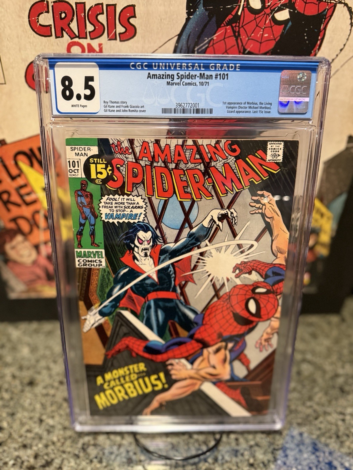 Amazing Spider-Man #101 (1971) – First App of Morbius CGC 8.5 Rare ...