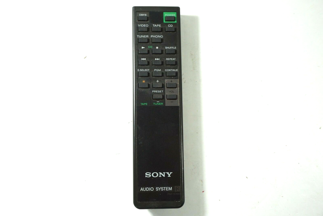 Original Sony Rm-s390 Audio System Remote Control Unit 17a for sale ...