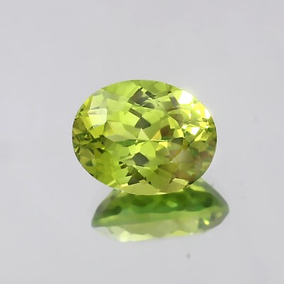 AAA Flawless Ceylon Peridot Color Green Sapphire Loose Oval Cut ...