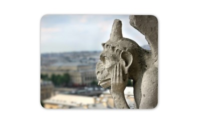 Gargoyle Notre Dame Cathedral Mouse Pad Mat - France Travel Gift ...