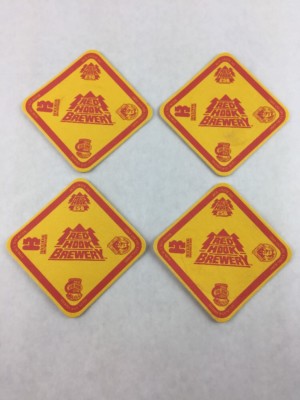 Lot of 4 Red Hook Brewery Seattle Washington Beer Bar Coasters | eBay