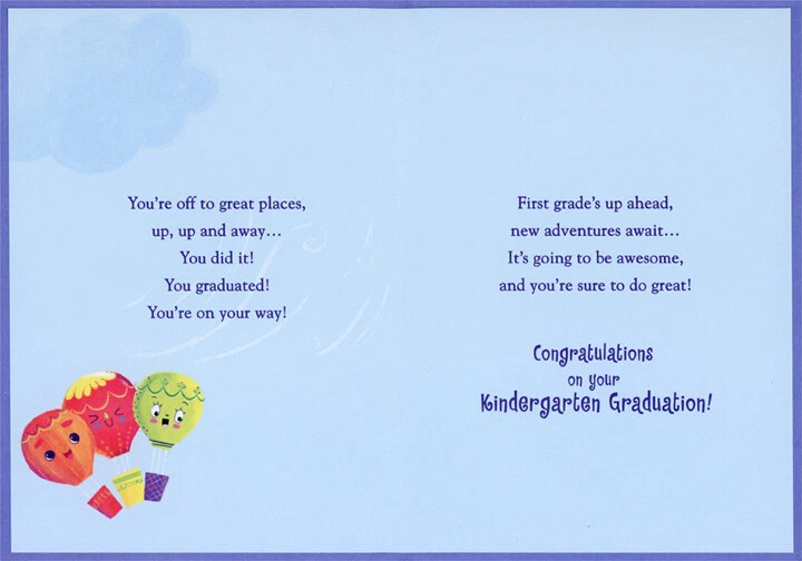 Congratulations On Your Kindergarten Graduation