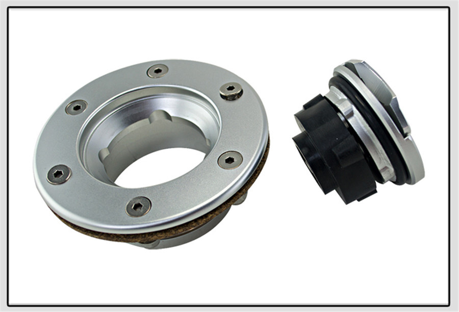 Universal Billet Aircraft Style Fuel Cell Gas Cap With 6 Hole Anodized ...