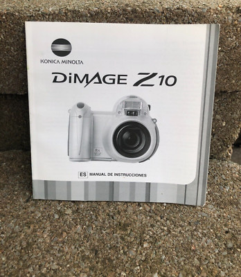 Konica Minolta DiMAGE Z10 Camera Instruction Manual (Spanish Language ...