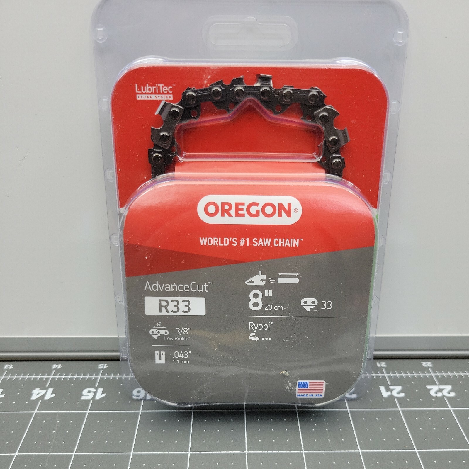 Oregon+R33+Advancecut+8-inch+Chainsaw+Chain+Fits+Poulan+Ryobi for sale ...