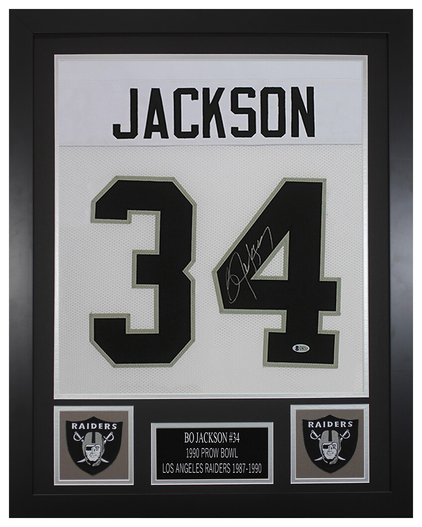 Bo Jackson Autographed Memorabilia | Signed Photo, Jersey, Collectibles ...