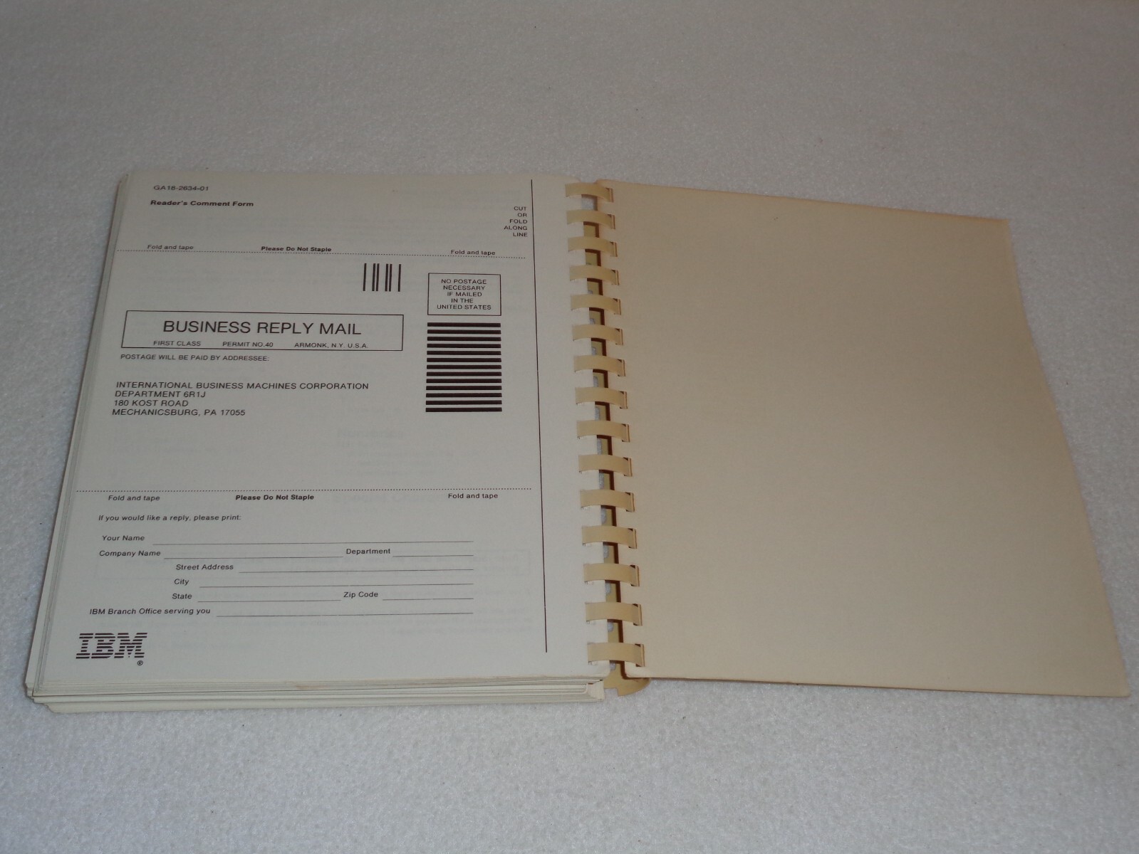 IBM 3151 ASCII Display Station 2nd Edition 1989 Rare Original Reference ...