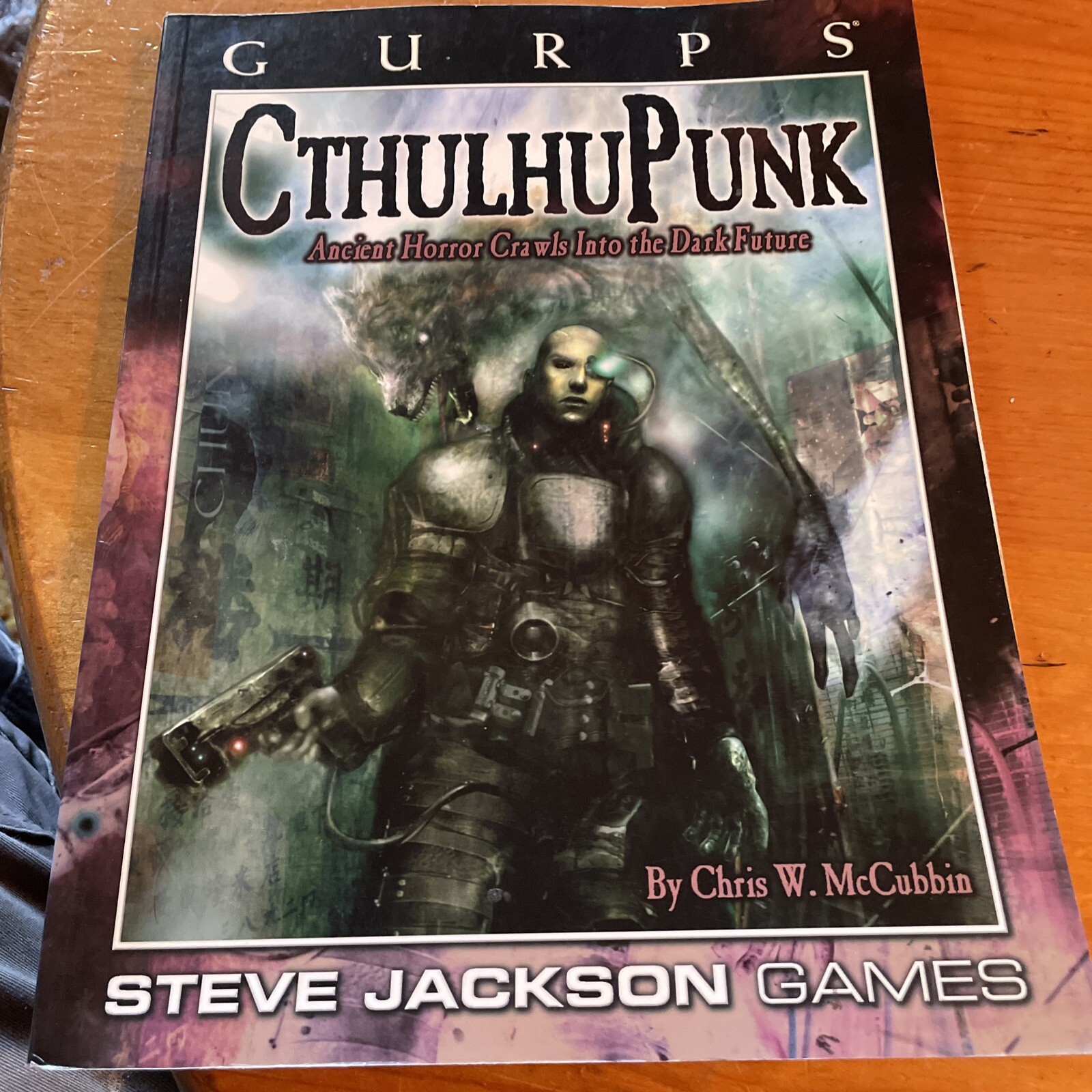 GURPS CthulhuPunk RPG Steve Jackson Games First Ed, 2nd Print ...