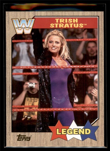 2017 Topps Heritage WWE Wrestling Base Set #98 Trish Stratus | eBay
