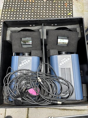 Acme rover disco lights x 2 with controller and flight case | eBay UK