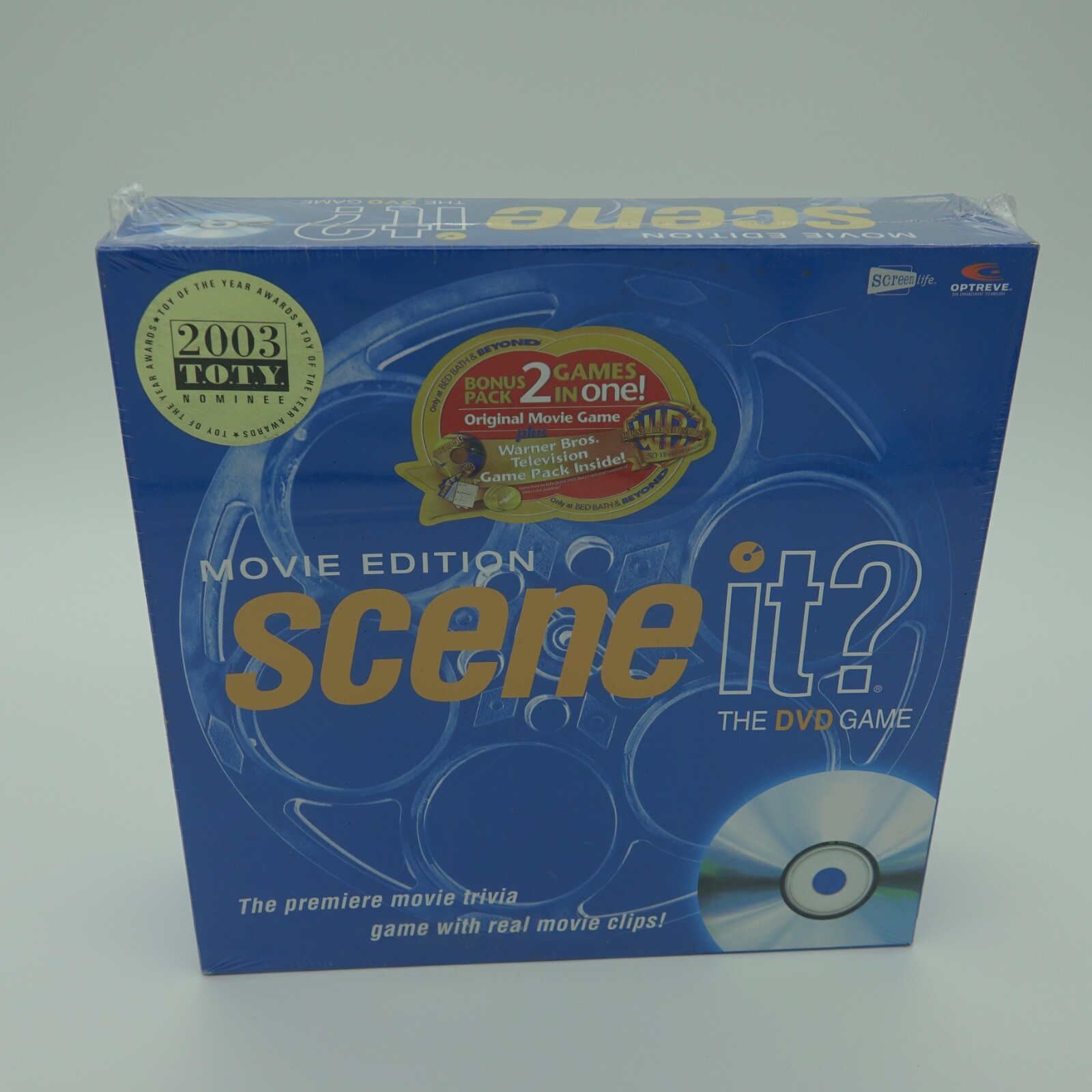 Scene It? Movie Edition DVD Game + Warner Brothers T.V. Game Pack New ...