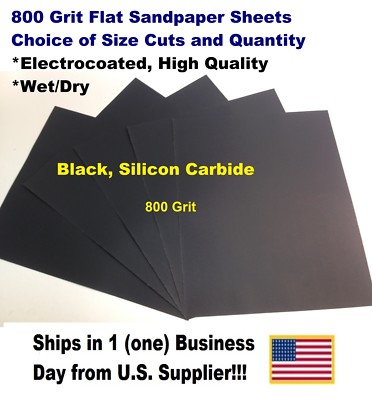 800 GRIT WET/DRY SANDPAPER SHEETS 9"X11" -CHOICE OF QUANTITY | eBay