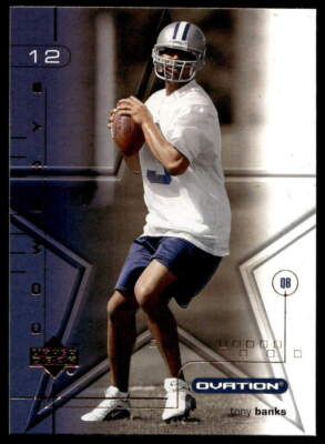 2001 Upper Deck Ovation 25 Tony Banks Dallas Cowboys Football Card | eBay