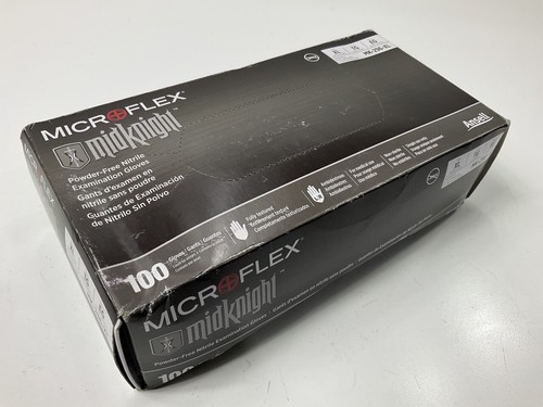 Microflex MK-296 MidKnight Powder Gloves, Size XL - 100 Pack for sale ...