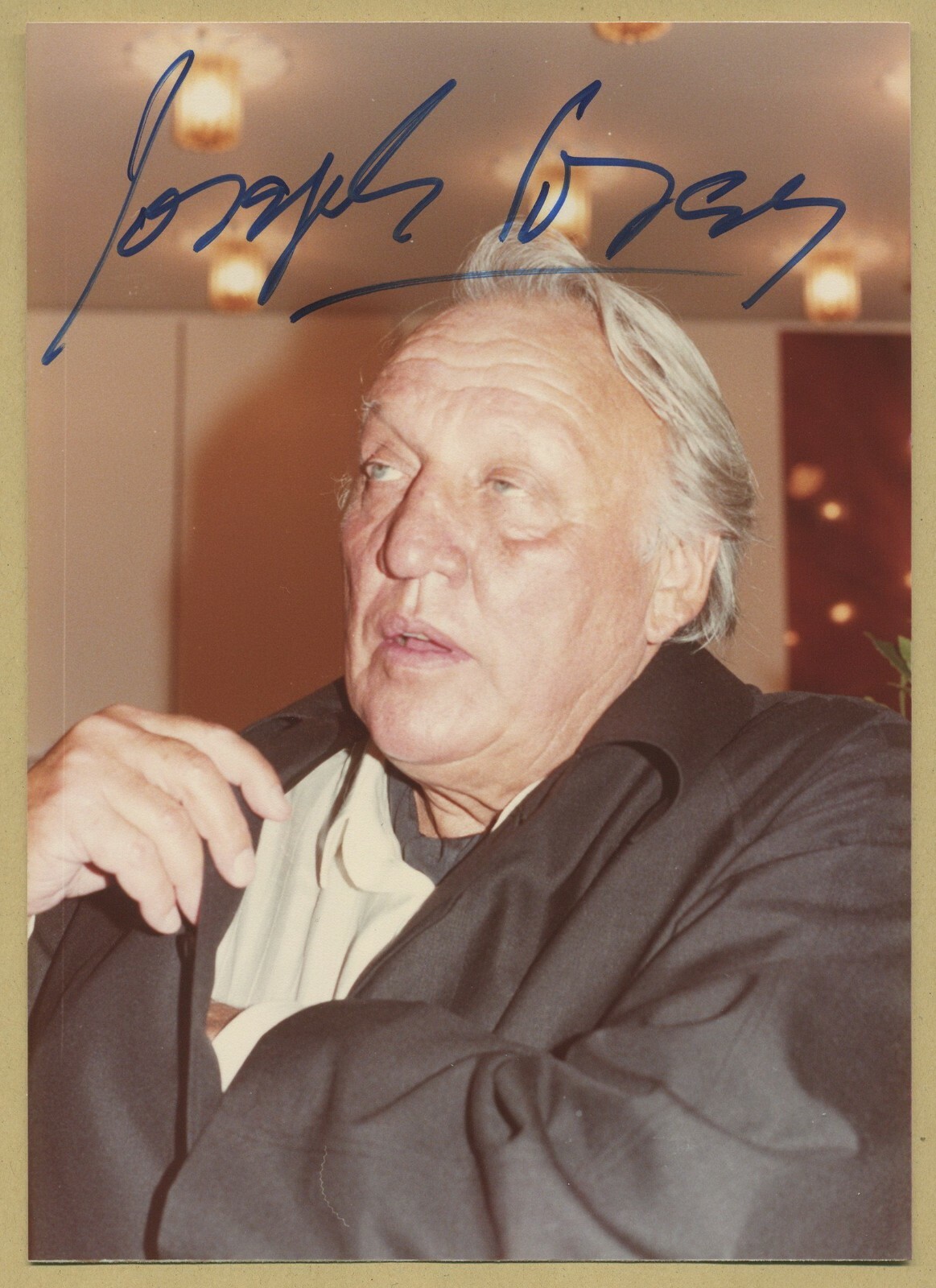 Joseph Losey (1909-1984) - American director - Signed photo - Paris ...