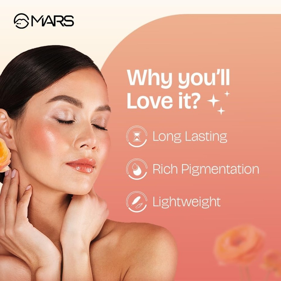 MARS Liquid Blush Hour (12 ml) (04-HORIZON) | Dewy-Matte Finish ...