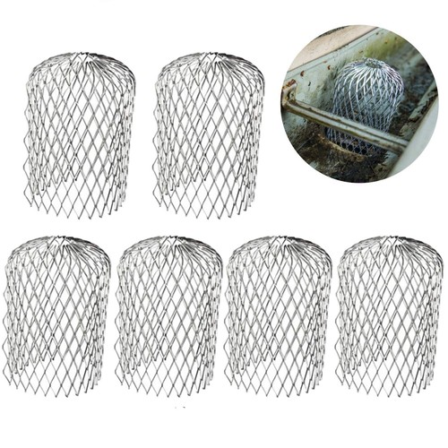6pcs Gutter Guards 3 Inch Expand Aluminum Filter Strainers. Downspout ...