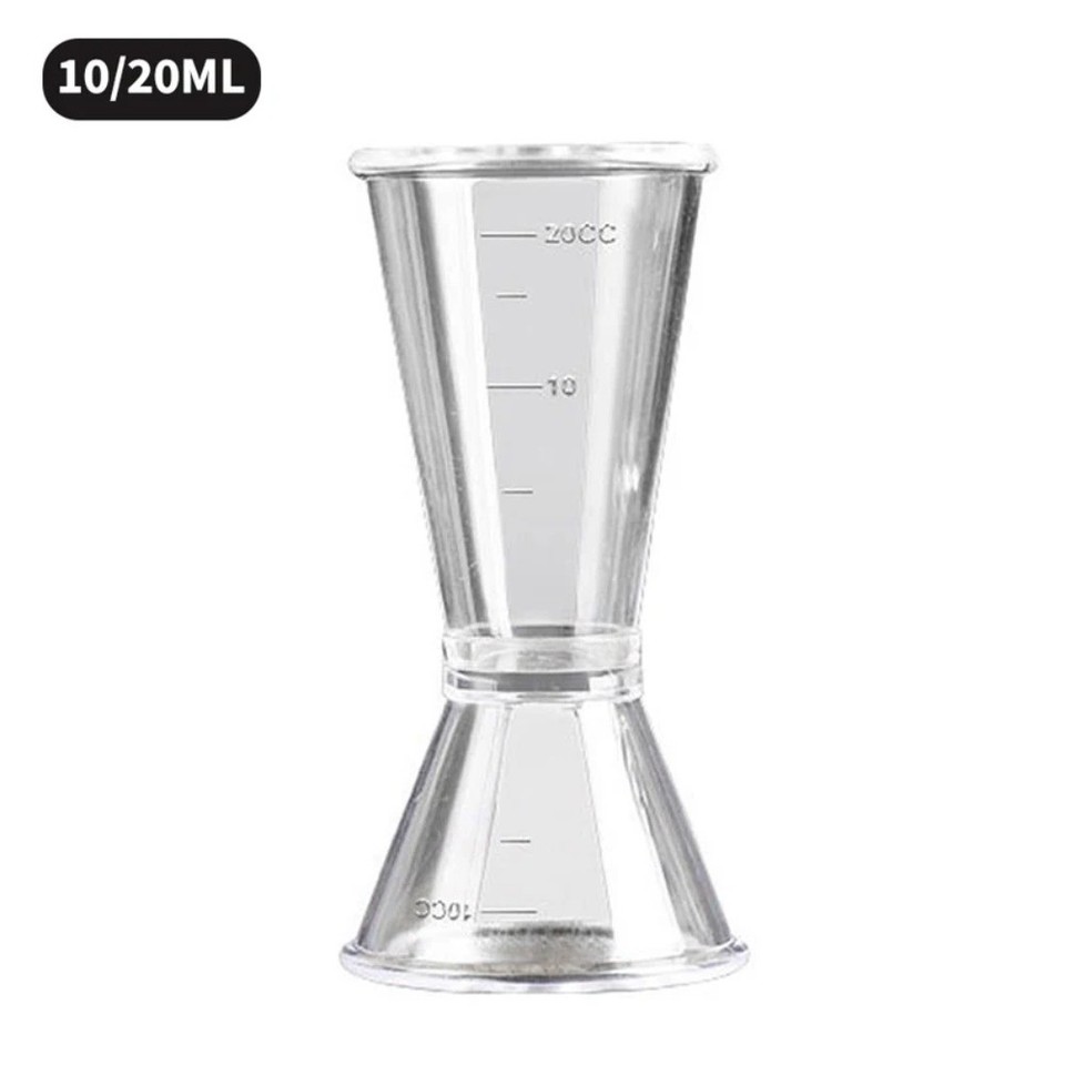 Transparent Resin Cocktail Measure Cup with Scale Cocktail Jigger ...