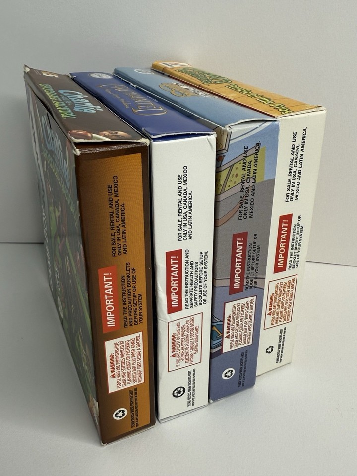 Gameboy Advance Lot Charlie Chocolate, Enchanted, Cartoon Speedway ...