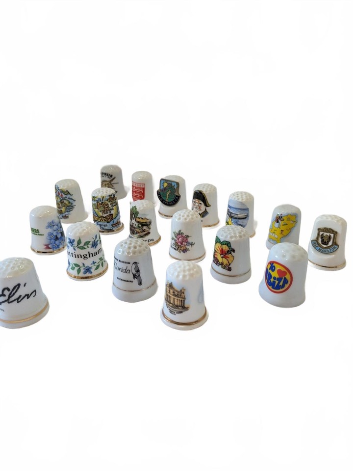 Vintage Thimbles Large Thimble Collection (18 in total) | eBay UK