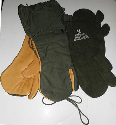 New US Military Cold Weather Mittens + Wool Inserts | eBay