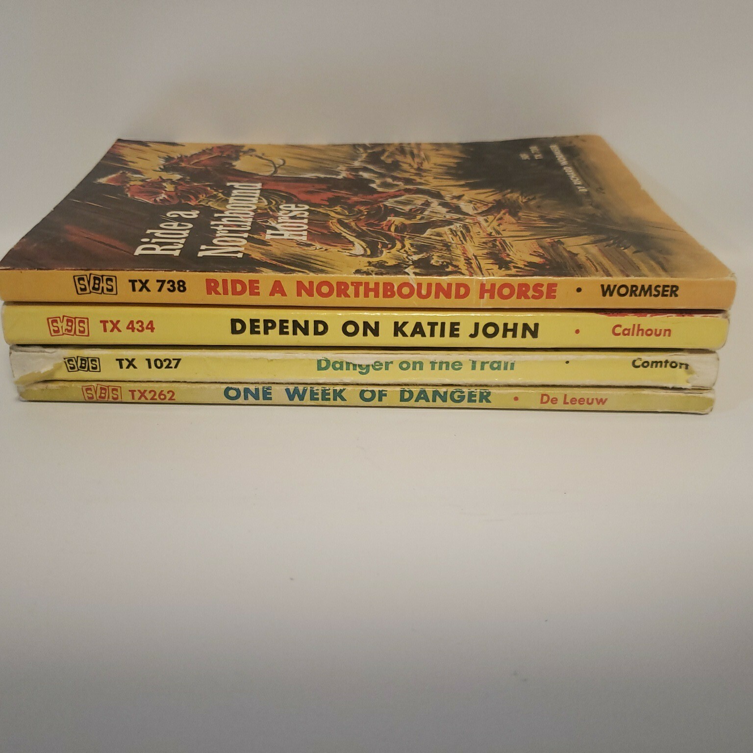 Vintage Paperback Scholastic Paperback Book Lot of 4 Kids 50's 60's ...